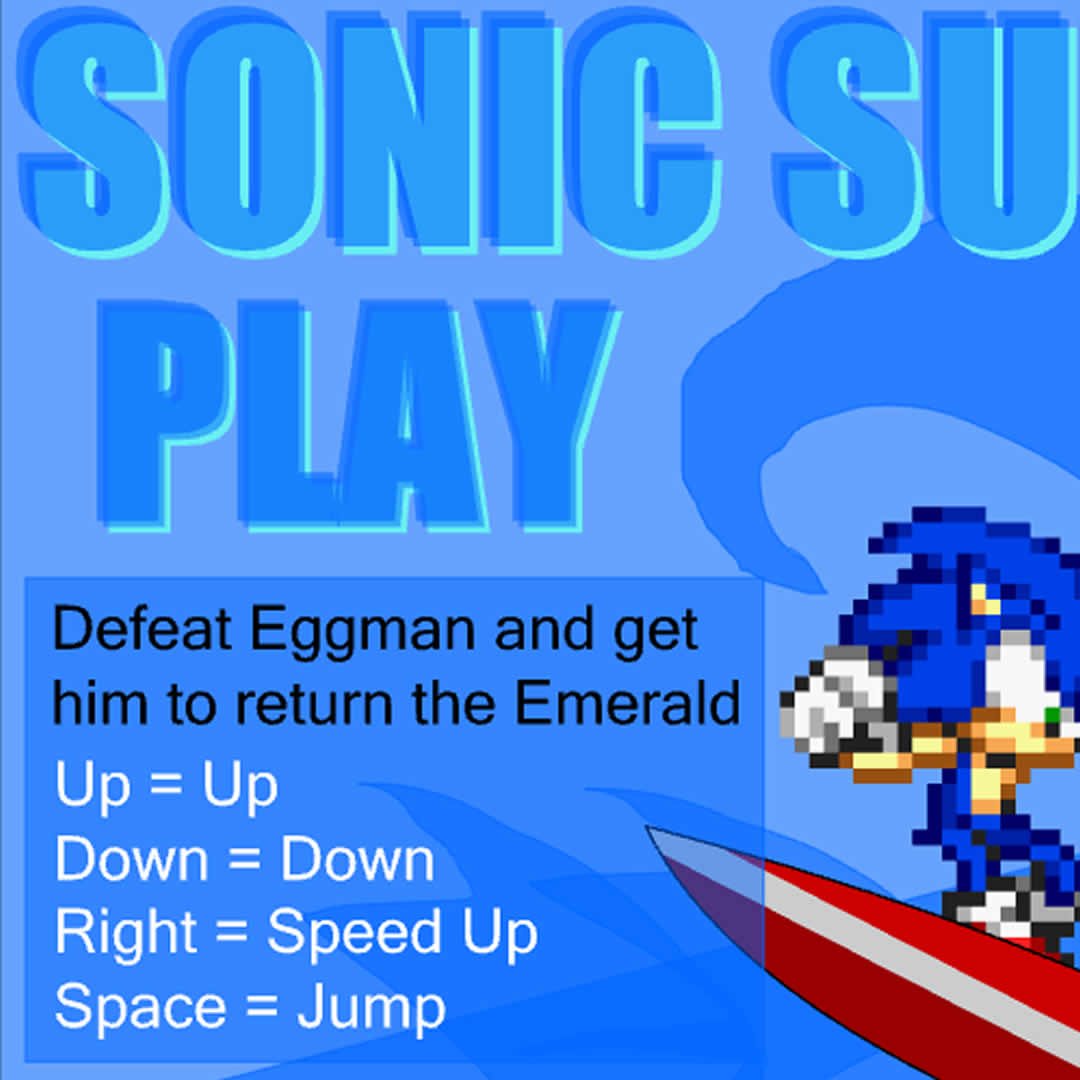 Sonic Surf Flash Game Sonic Surf Flash Game